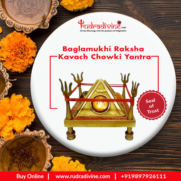Baglamukhi Raksha Kavach Chowki – RudraDivine